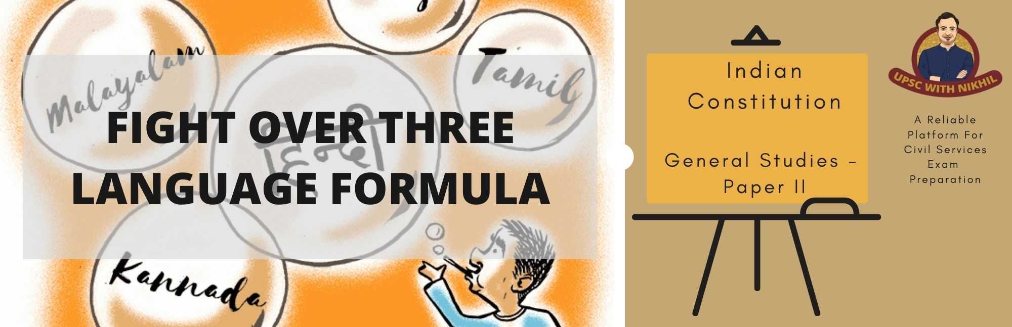 Fight Over Three Language Formula